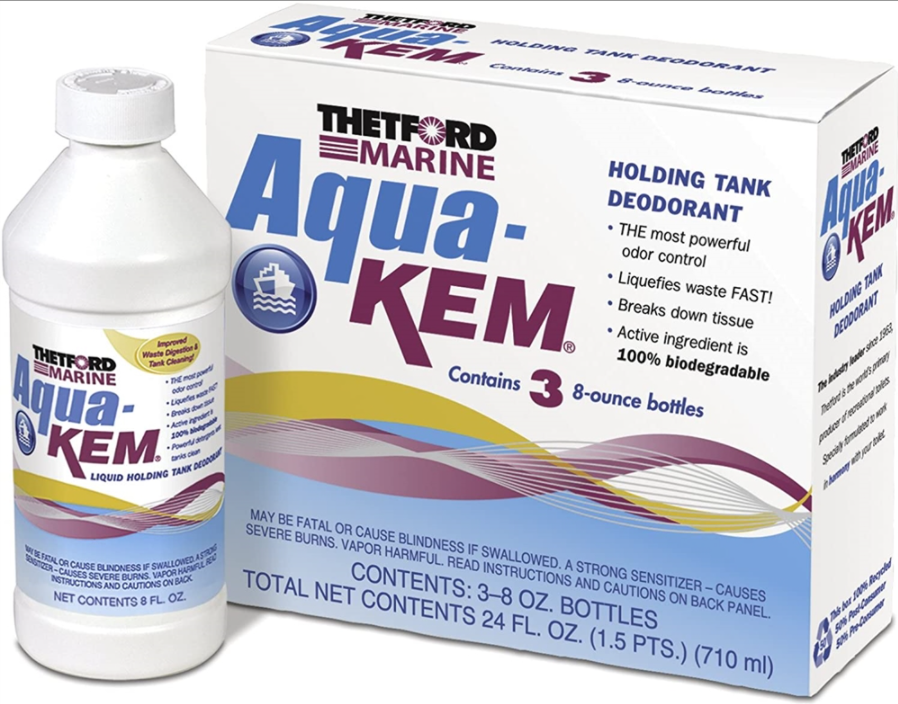 Thetford Marine 96654A - Aqua-Kem, Liquid Holding Tank Deodorant, 8oz ...